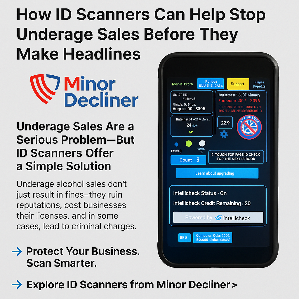 How ID Scanners Can Help Stop Underage Sales Before They Make Headline