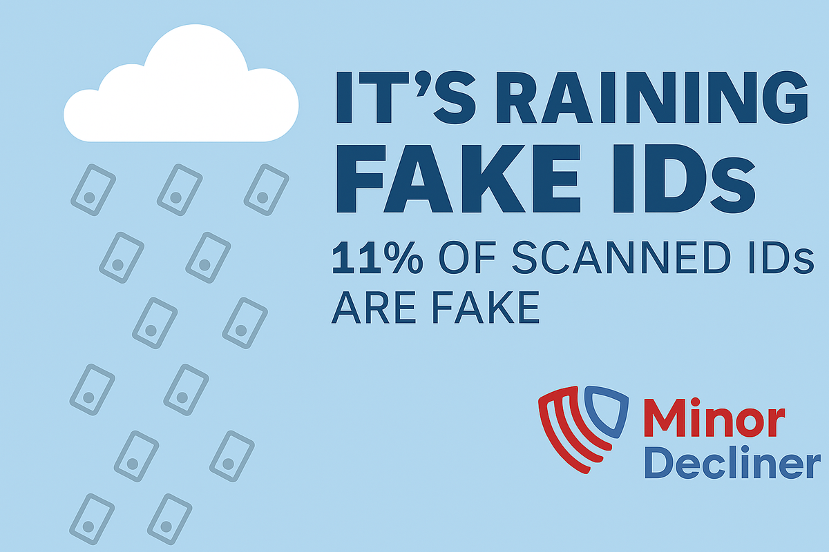 It’s Raining Fake IDs – 11% of Scanned IDs Are Fake | Minor Decliner