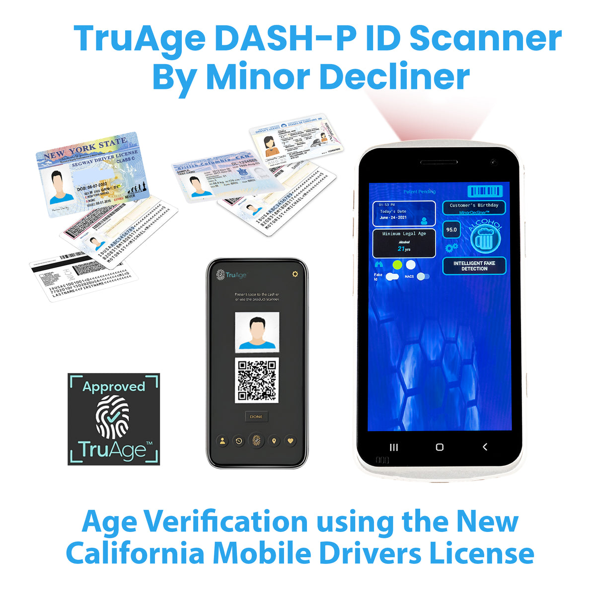 Shop Califonia MFDL | Age Verification Scanner