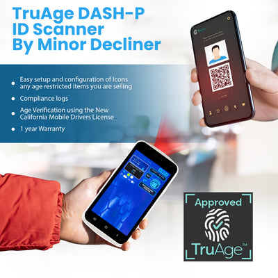 Shop Califonia MFDL | Age Verification Scanner