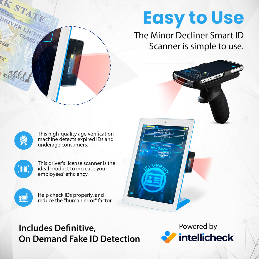 Fake ID Scanner for Age Verification | Minor Decliner