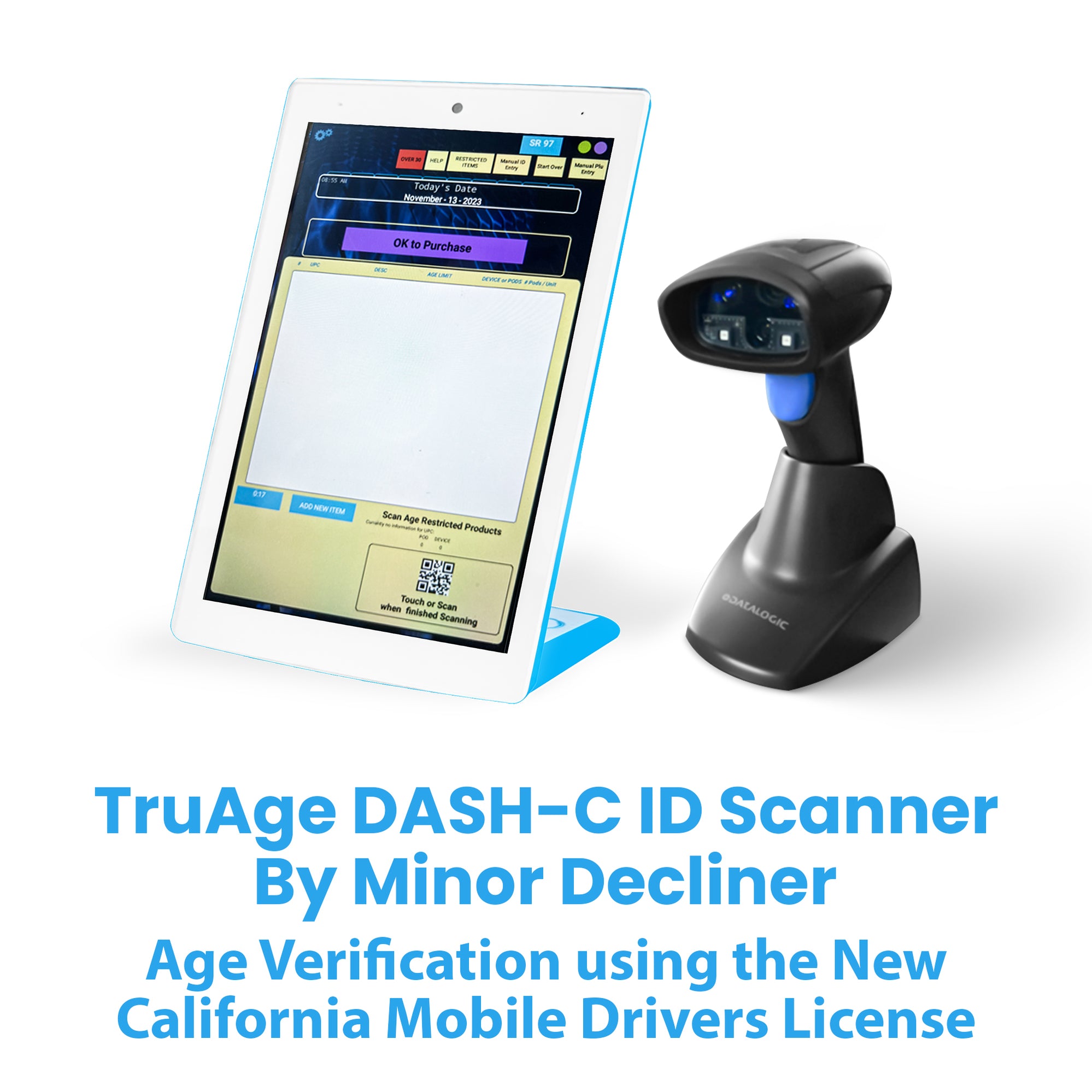Age Verification Device: ID Scanner - Minor Decliner