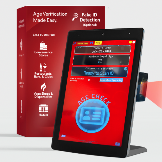 Shop Countertop Onyx | Age Verification Scanner